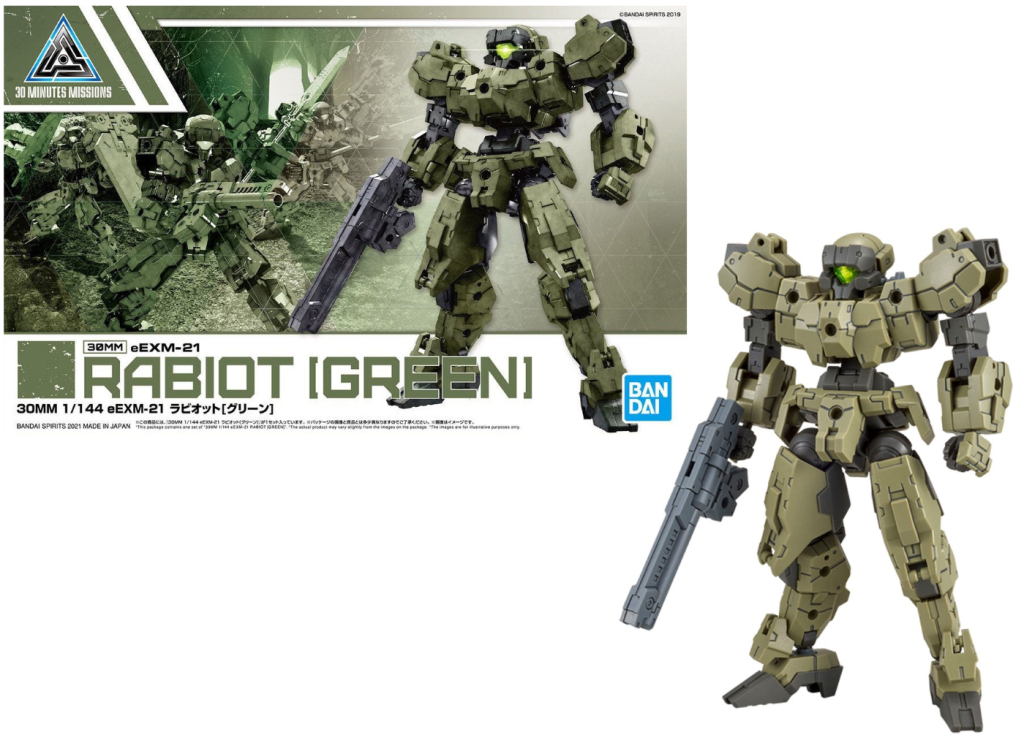 30MM - 1/144 eEXM-21 Rabiot Green - Model Kit : ShopForGeek.com: Model ...