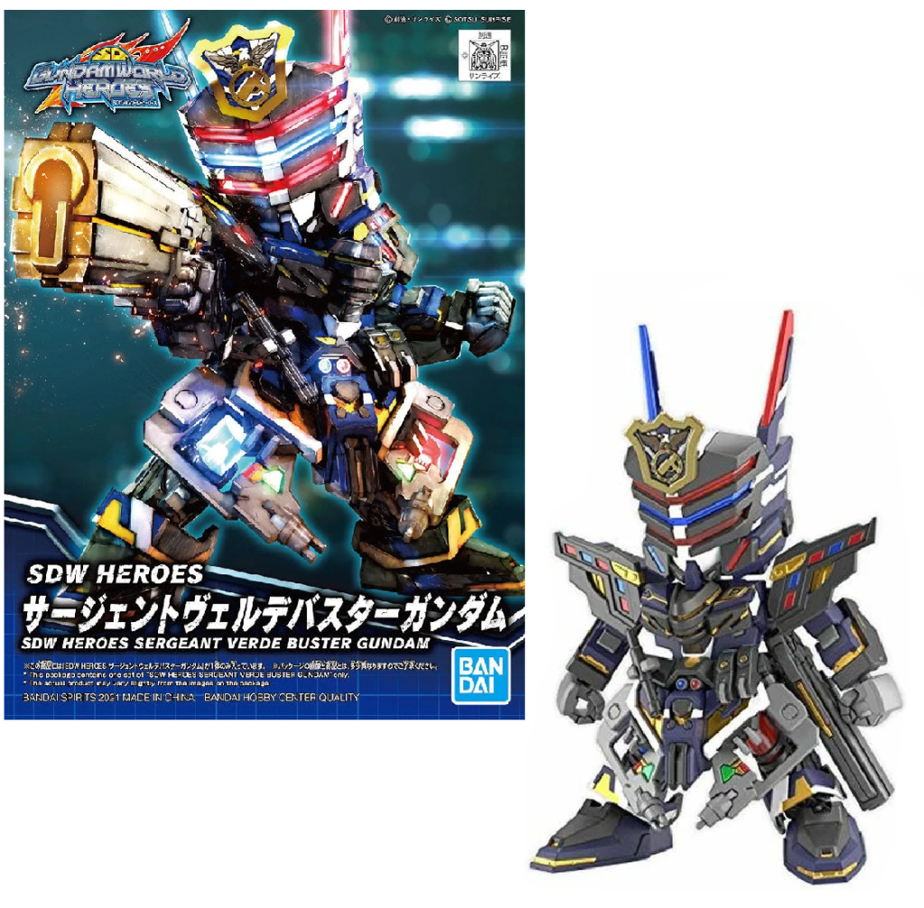GUNDAM - SDW Heroes Sergeant Verde Buster Gundam - Model Kit ...