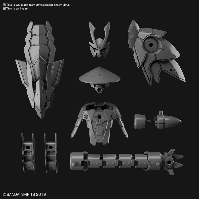 30MM - 1/144 Option Parts Set 4 (Sengoku Armor) - Model Kit ...