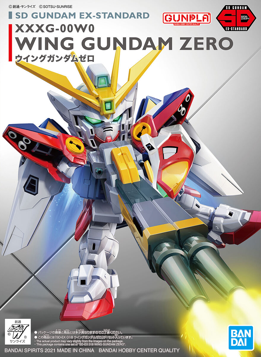 GUNDAM - SD Gundam Ex-Standard Wing Gundam Zero - Model Kit ...