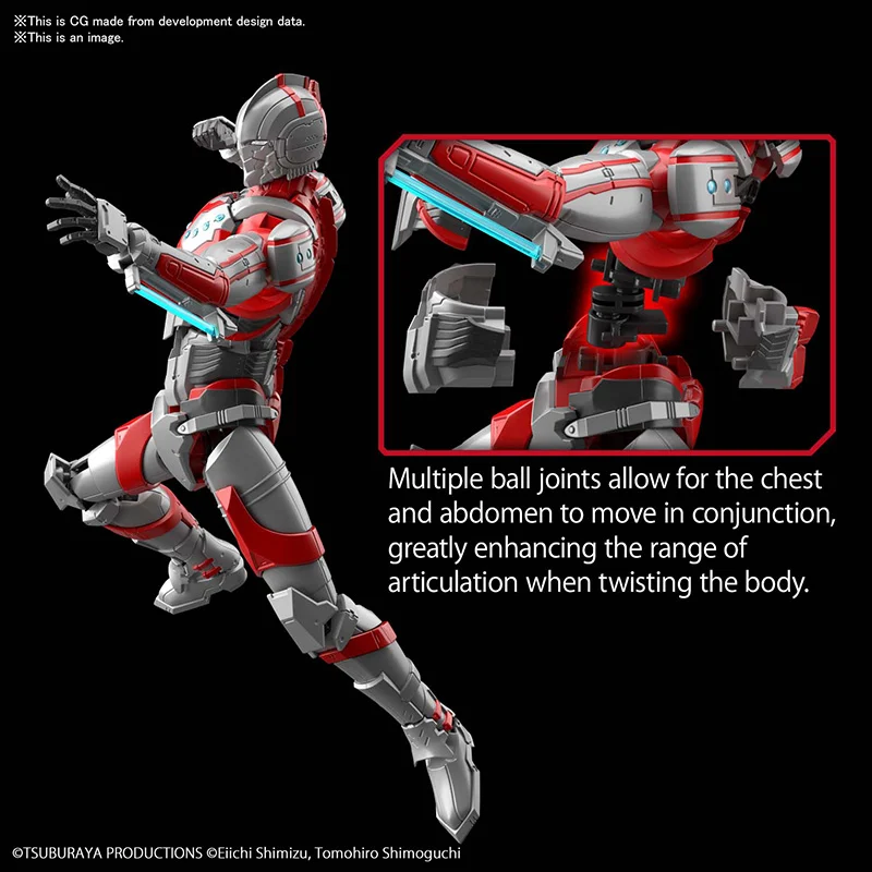 ULTRAMAN - Figure Rise Ultraman Suit Zoffy Action - Model Kit ...