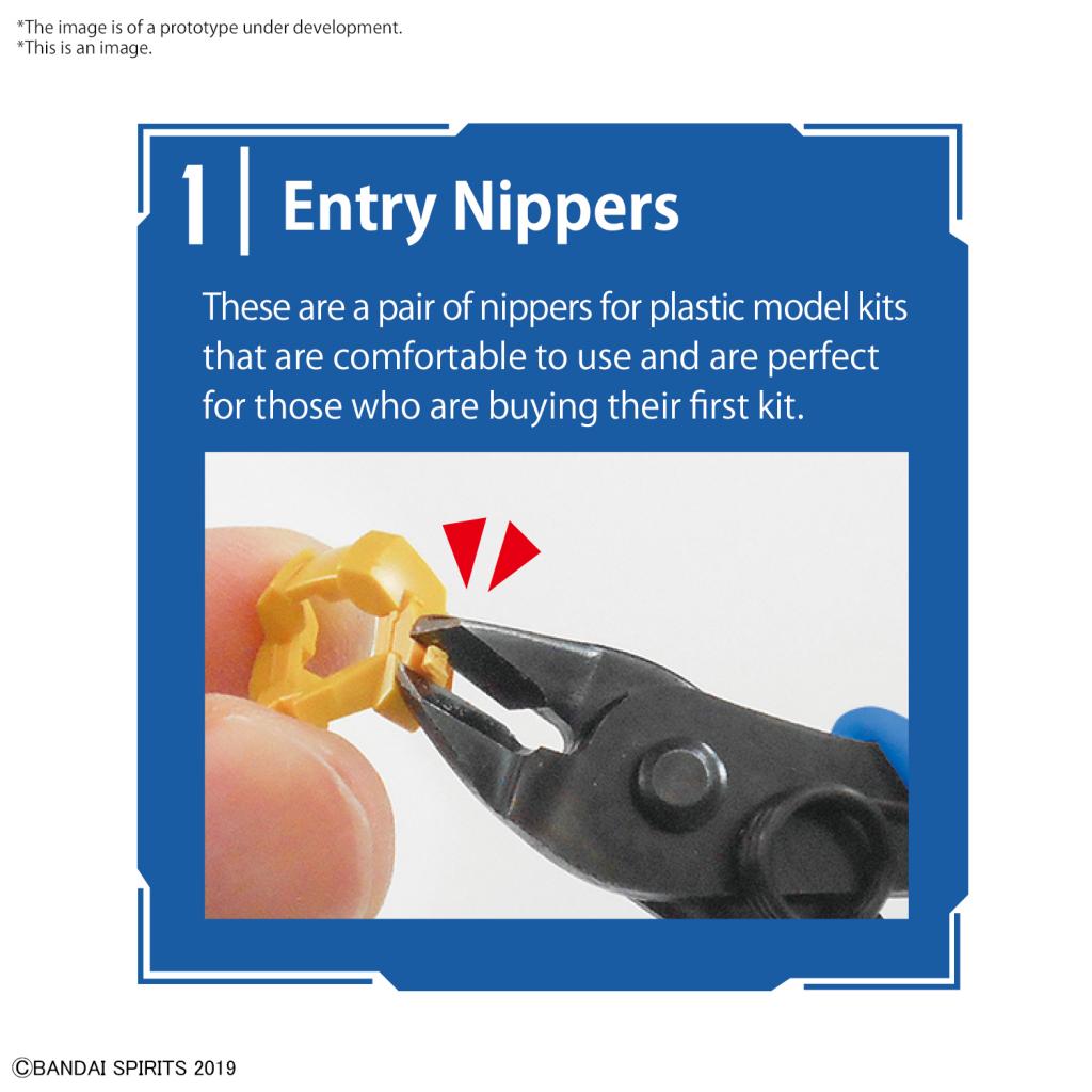 GUNDAM - Nipper Bandai Spirits Entry Tool Set - Model Kit : ShopForGeek.com: Model Kit Bandai ...