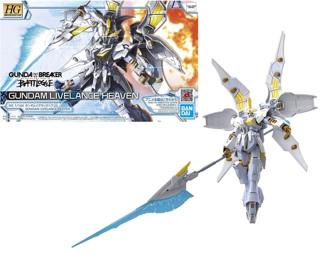 GUNDAM - HG 1/144 Gundam Livelance Heaven - Model Kit : ShopForGeek.com ...