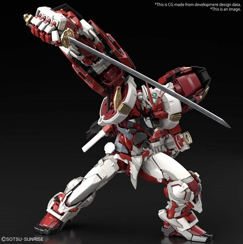 GUNDAM - Hi-Res 1/100 Gundam Astray Red Frame Powered - Model Kit ...