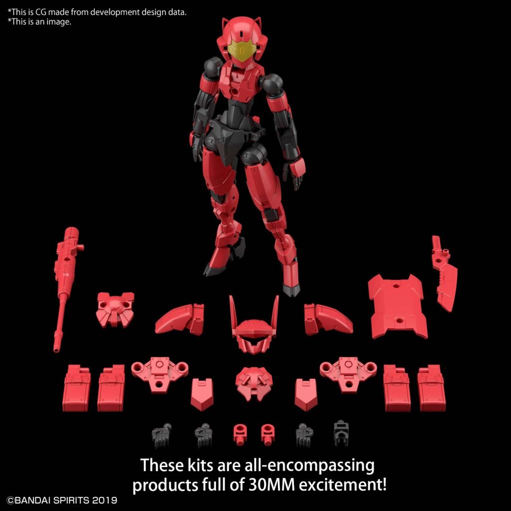 30MM - 1/144 EXM-E7c Spinatia (Commando Type) - Model Kit REPROD ...