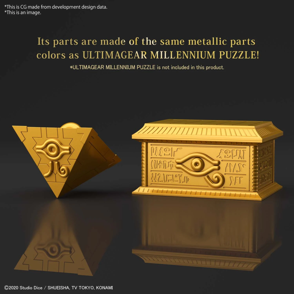 YU-GI-OH! - Gold Sarcophagus for Millennium Puzzle - Model Kit ...