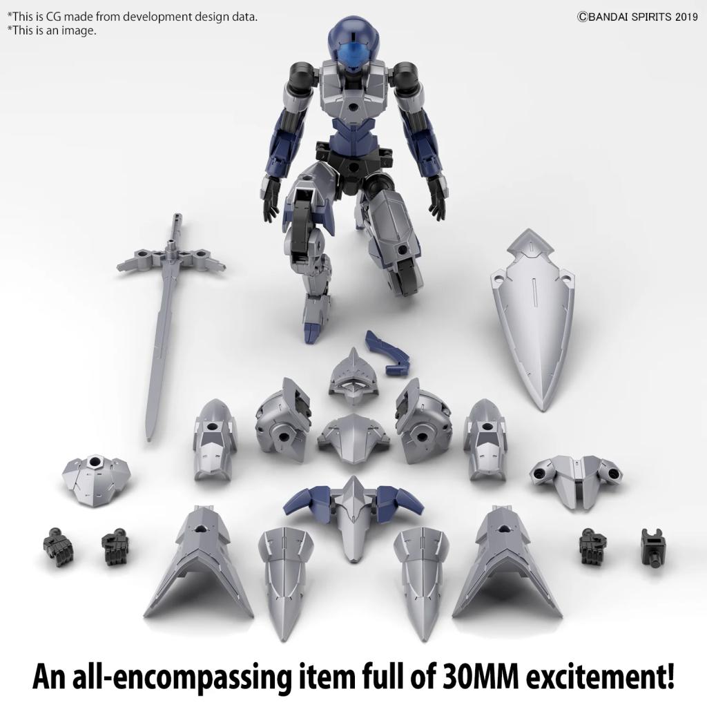 30MM - 1/144 EXM-A9k Spinatio (Knight Type) - Model Kit : ShopForGeek ...