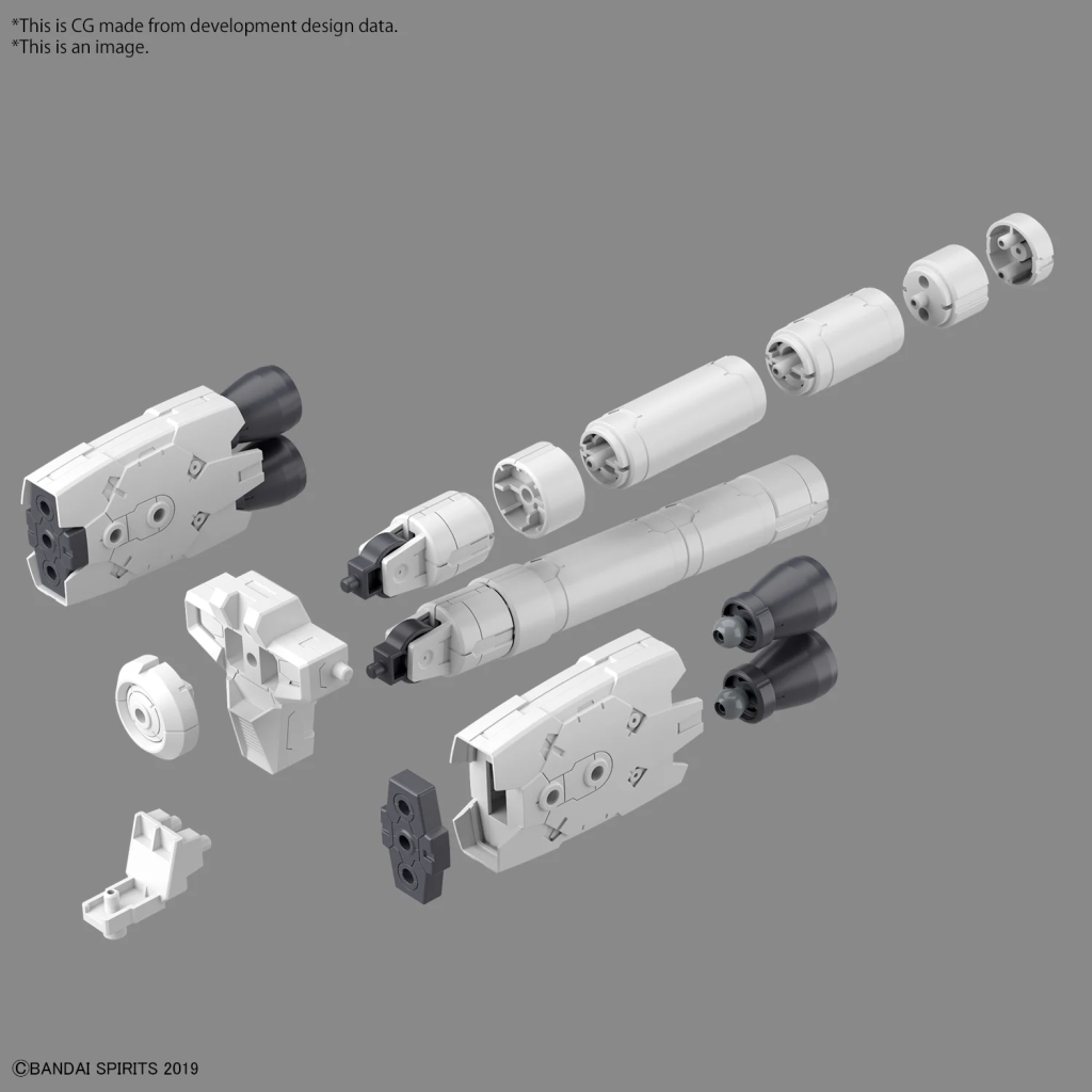 30MM - 1/144 Option Parts Set 10 (Large Propellant Tank) - Model Kit ...