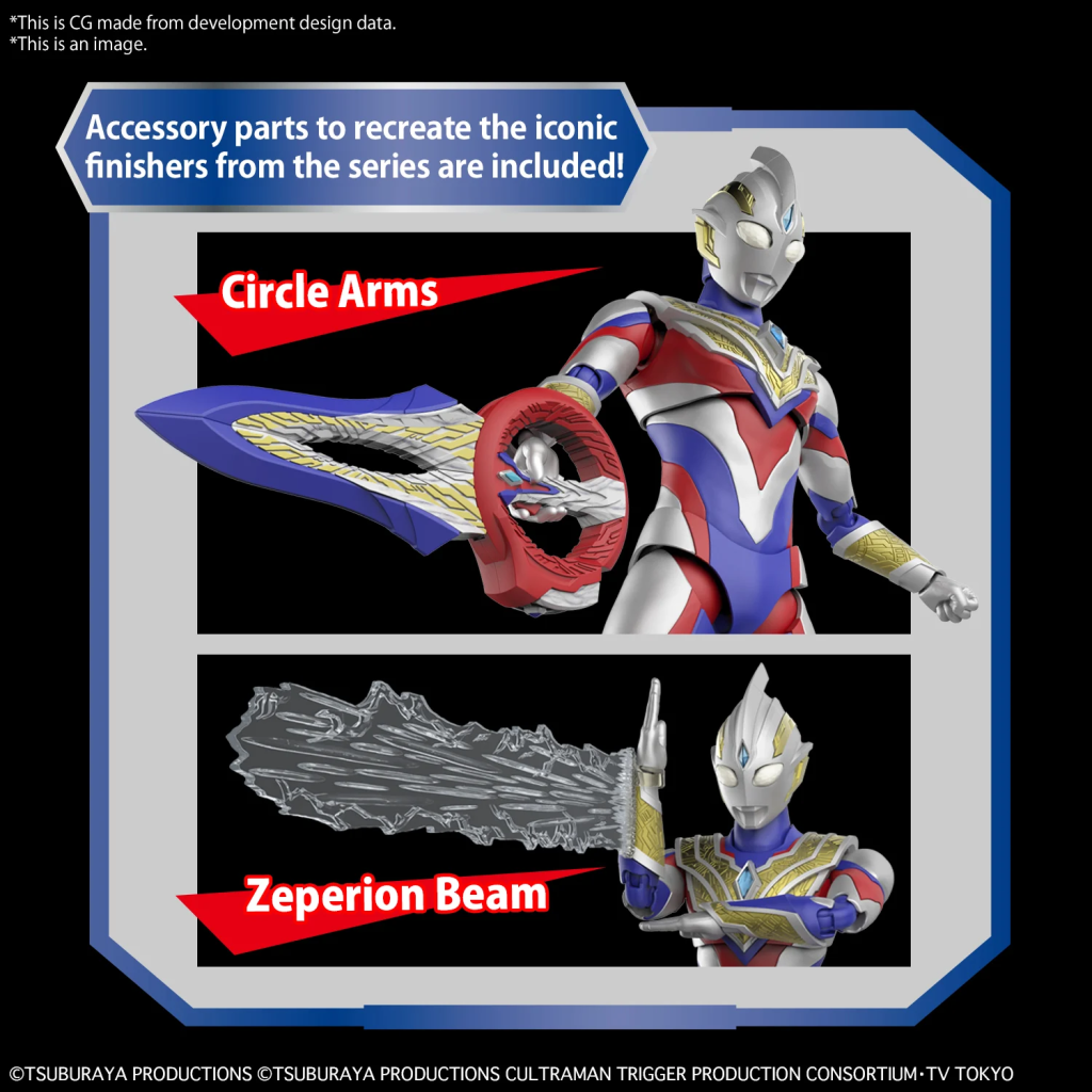 ULTRAMAN - Figure-Rise Standard Ultraman Trigger Multi Type -Model Kit ...