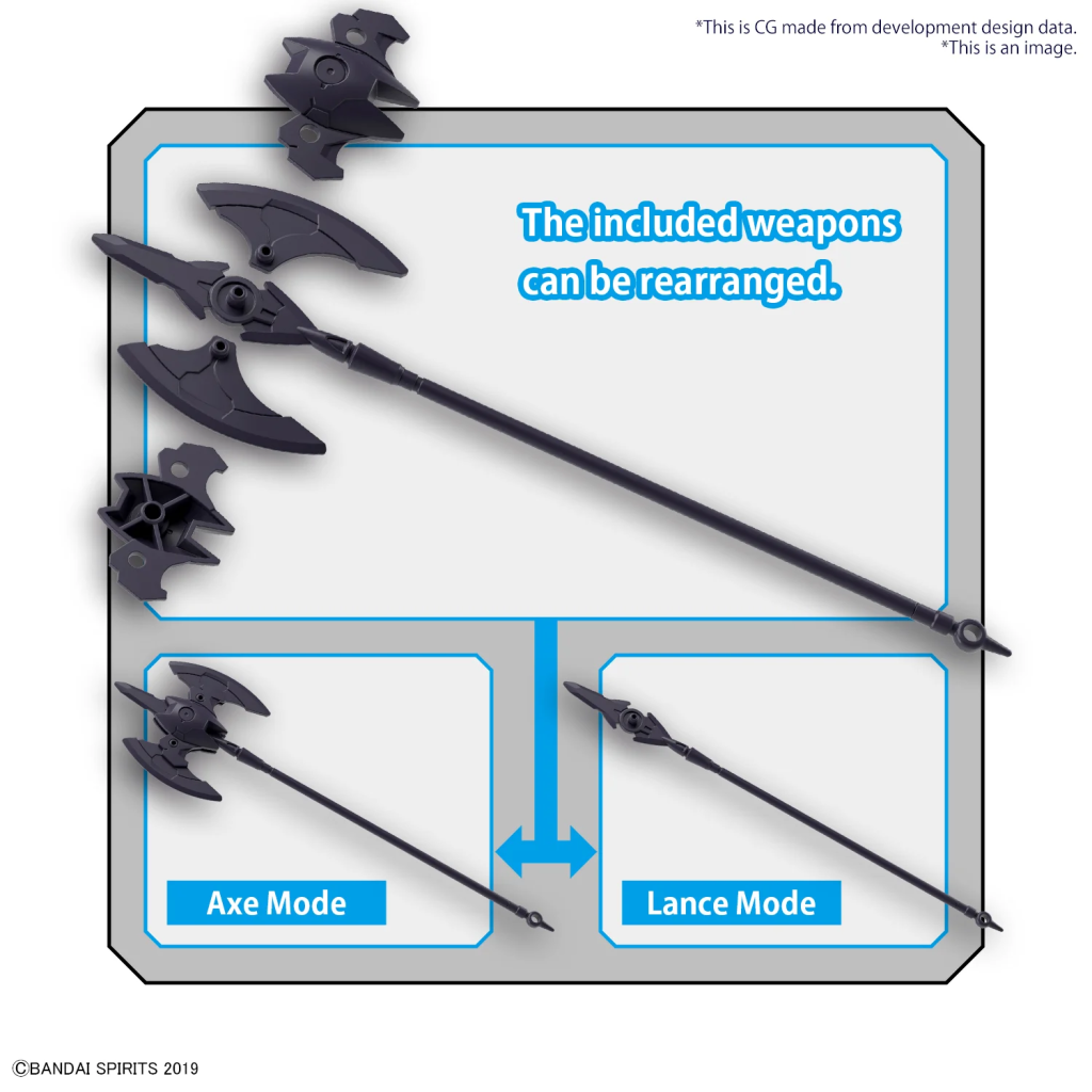 30MM - 1/144 EXM-E7r Spinatia (Reaper Type) - Model Kit : ShopForGeek ...