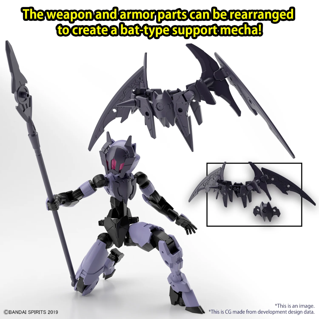 30MM - 1/144 EXM-E7r Spinatia (Reaper Type) - Model Kit : ShopForGeek ...