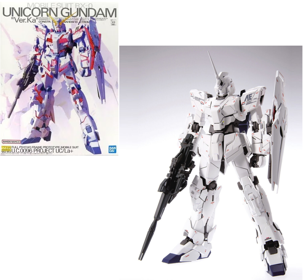 GUNDAM - MG 1/100 Unicorn Gundam Ver. Ka - Model Kit : ShopForGeek.com ...