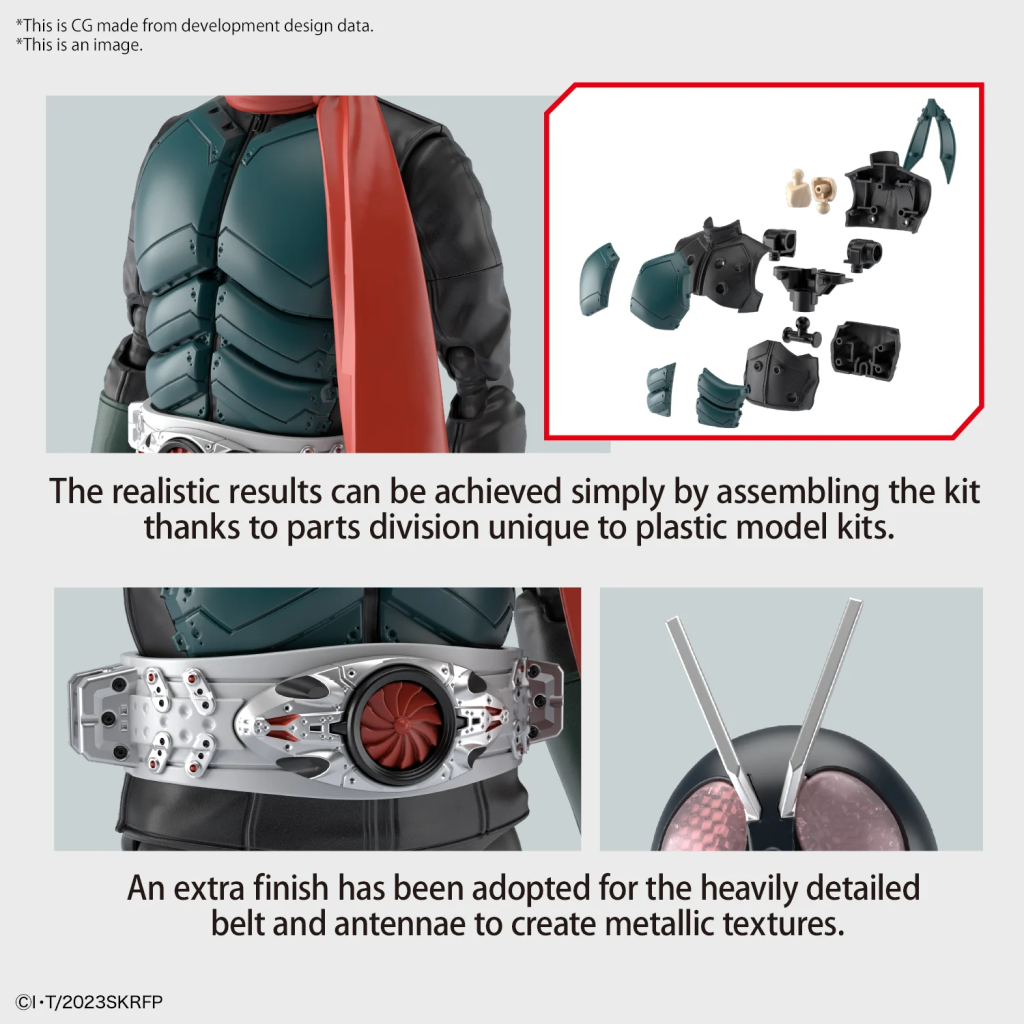 KAMEN RIDER - Figure-Rise Standard (Shin Kamen Rider) - Model Kit ...