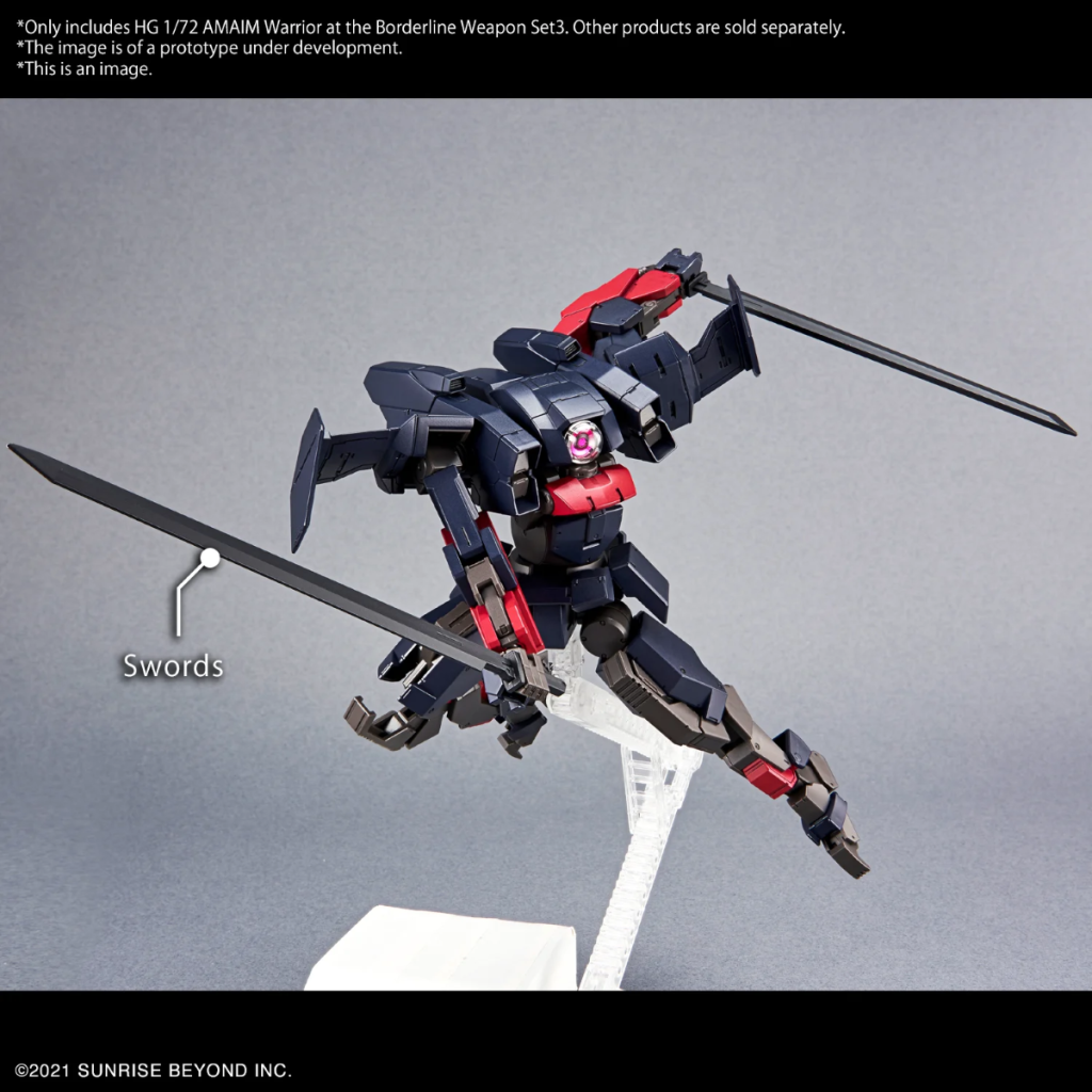AMAIM -HG 1/72 AMAIM Warrior at the Borderline Weapon Set 3 -Model Kit ...