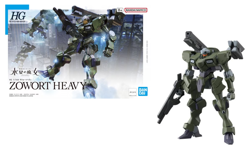 GUNDAM THE WITCH FROM MERCURY - HG 1/44 Zowort Heavy - Model Kit ...