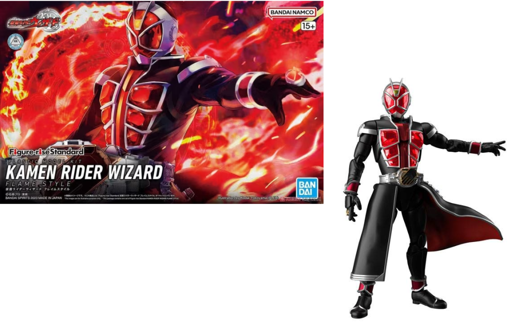 MASKED RIDER -Figure-rise Standard Kamen Rider Wizard Flame -Model Kit ...