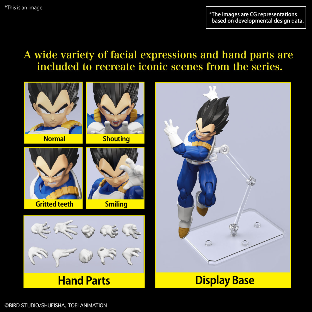 DRAGON BALL - Figure-rise Standard Vegeta (NEW SPEC Ver.) - Model Kit ...