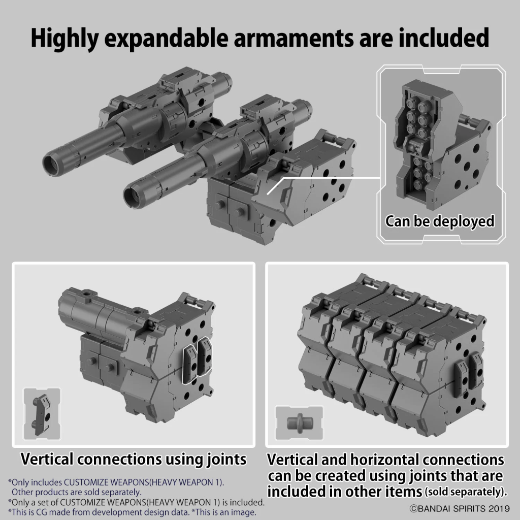30MM - Customize Weapons (Heavy Weapon 1) - Model Kit : ShopForGeek.com ...