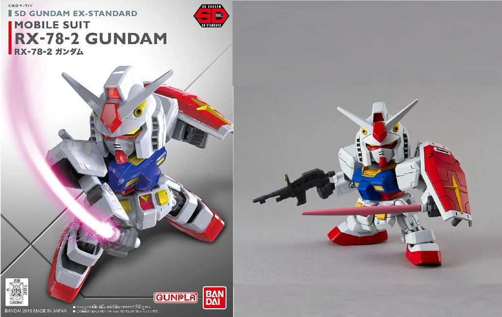 GUNDAM - SD Gundam Ex-Standard RX-78-2 Gundam - Model Kit : ShopForGeek.com: Model Kit Bandai ...