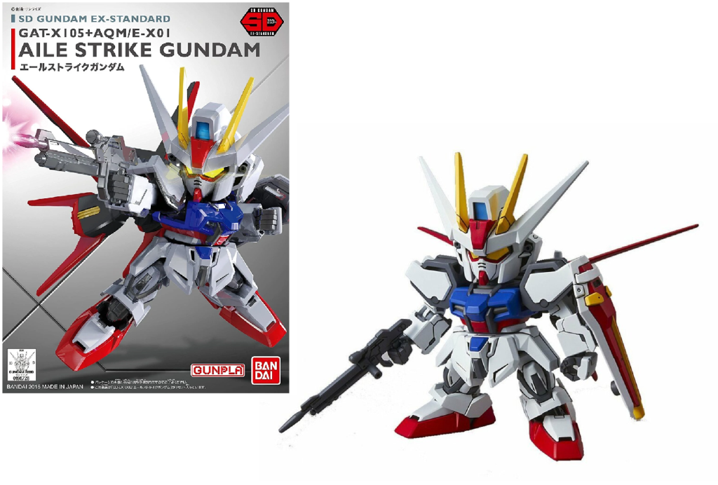 GUNDAM - SD Gundam Ex-Standard Aile Strike Gundam - Model Kit : ShopForGeek.com: Model Kit ...
