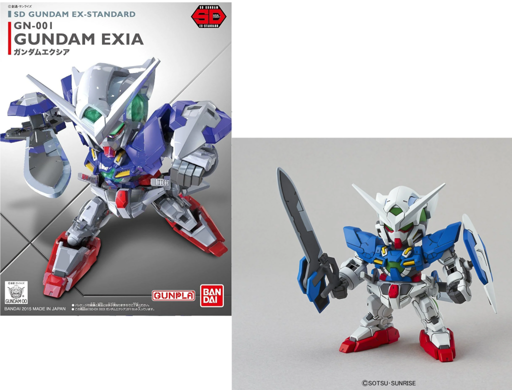 GUNDAM - SD Gundam EX-Standard 003 Gundam Exia - Model Kit : ShopForGeek.com: Model Kit Bandai ...