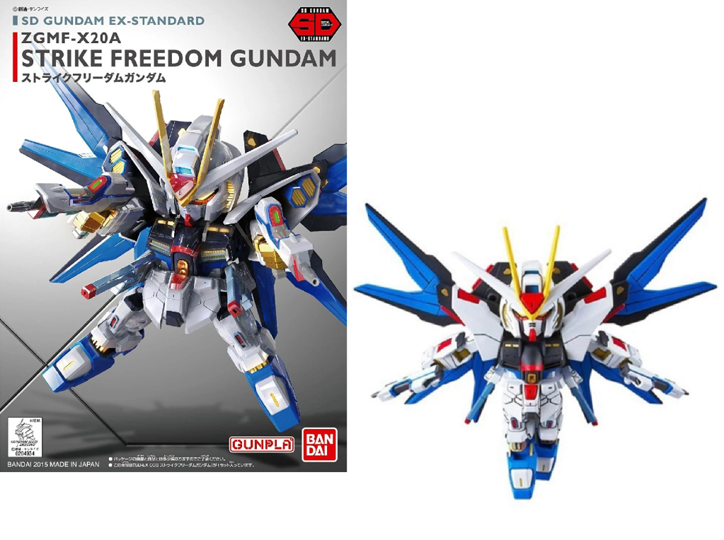 GUNDAM - SD Gundam Ex-Standard Strike Freedom Gundam - Model Kit : ShopForGeek.com: Model Kit ...