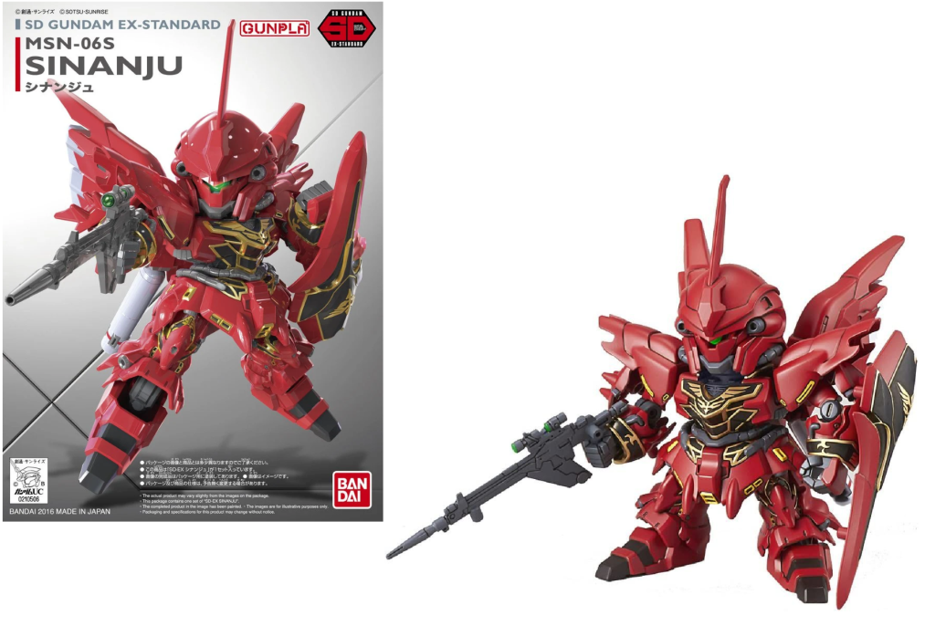 GUNDAM - SD Gundam Ex-Standard Sinanju - Model Kit : ShopForGeek.com ...