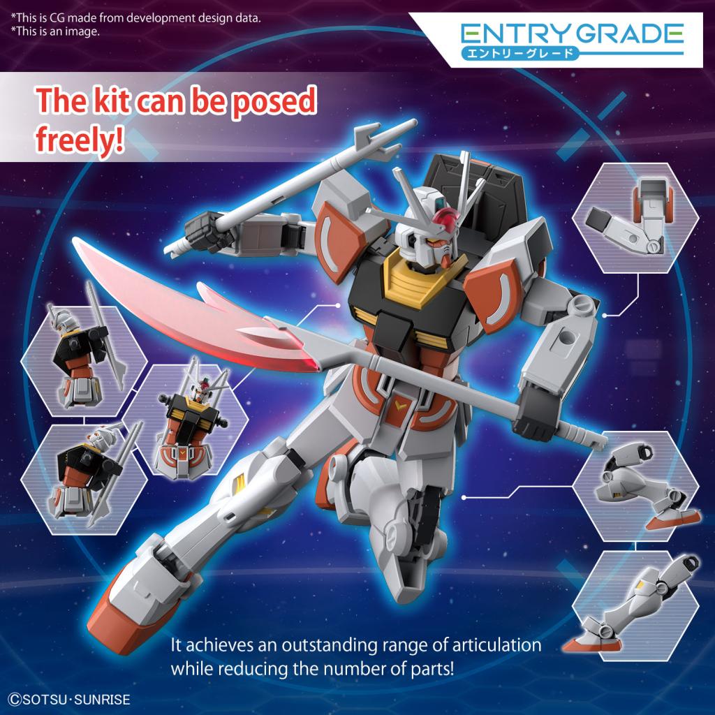 GUNDAM - Entry Grade 1/44 LAH Gundam - Model Kit : ShopForGeek.com: Model Kit Bandai Model Kit ...