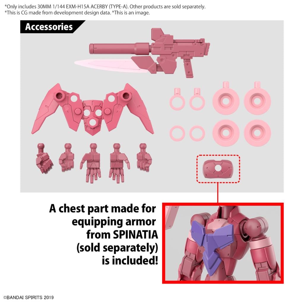 30MM - 1/44 EXM-H15A Acerby (Type-A) - Model Kit : ShopForGeek.com ...