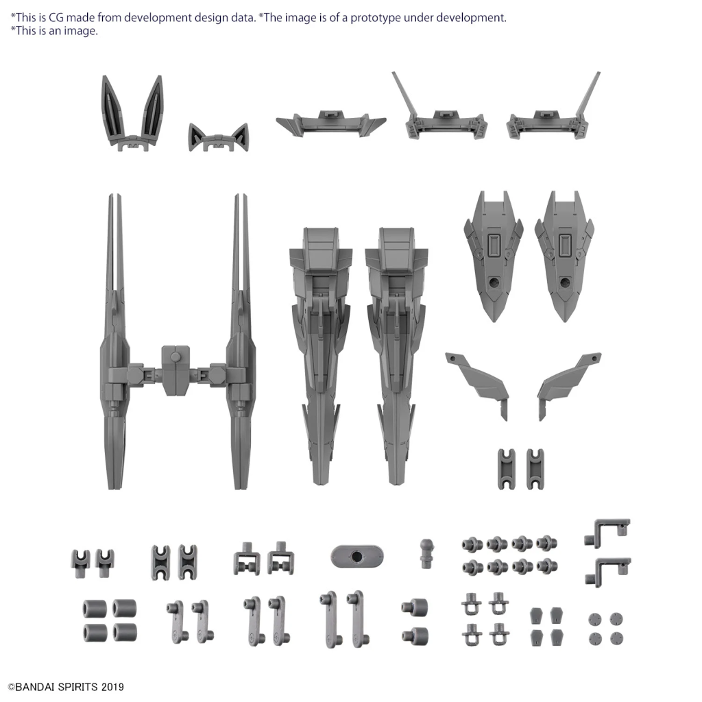 30MM - 1/144 Option Parts Set 13 (Leg booster unit / ...) - Model Kit ...