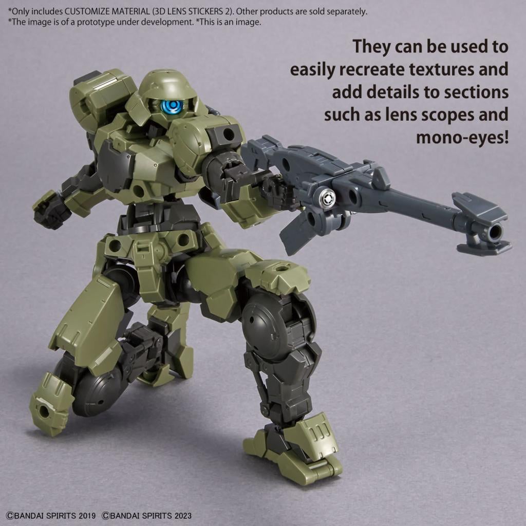 30MM - Customize Material (3D Lens Stickers 2) - Model Kit ...