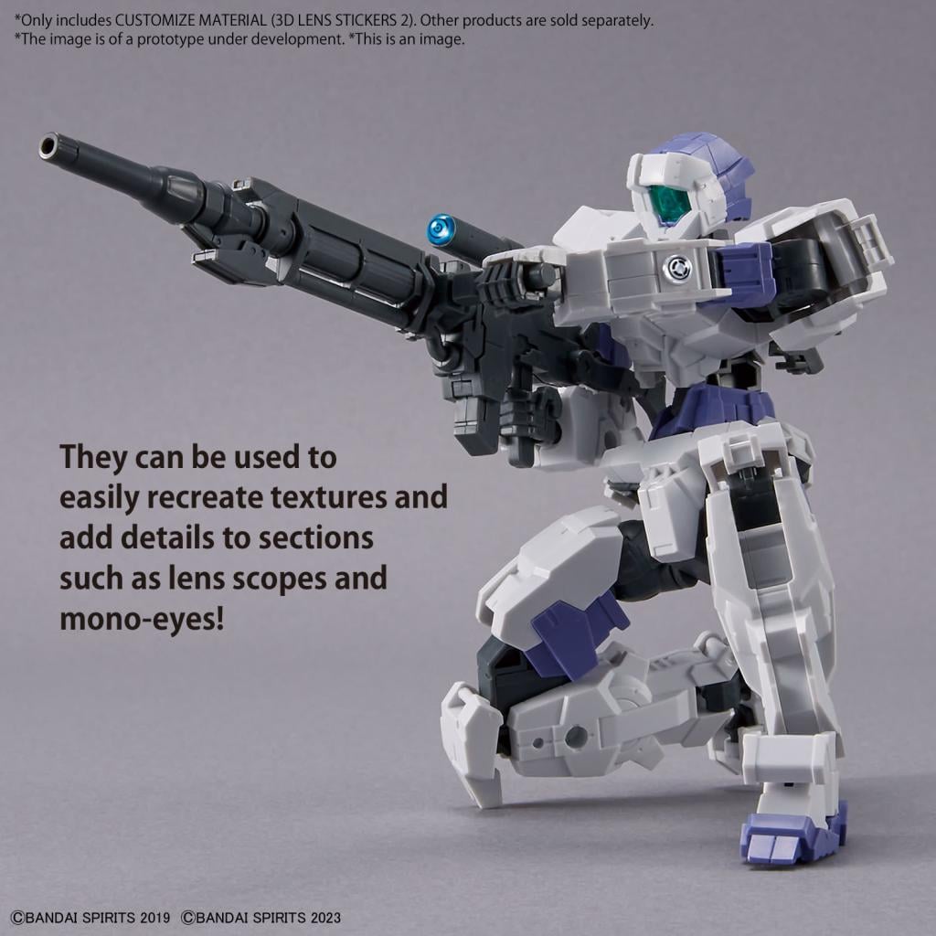 30MM - Customize Material (3D Lens Stickers 2) - Model Kit ...