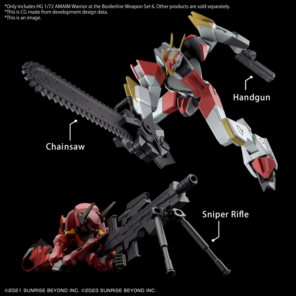 AMAIM - HG 1/72 AMAIM Weapon Set 6 - Model Kit : ShopForGeek.com: Model ...