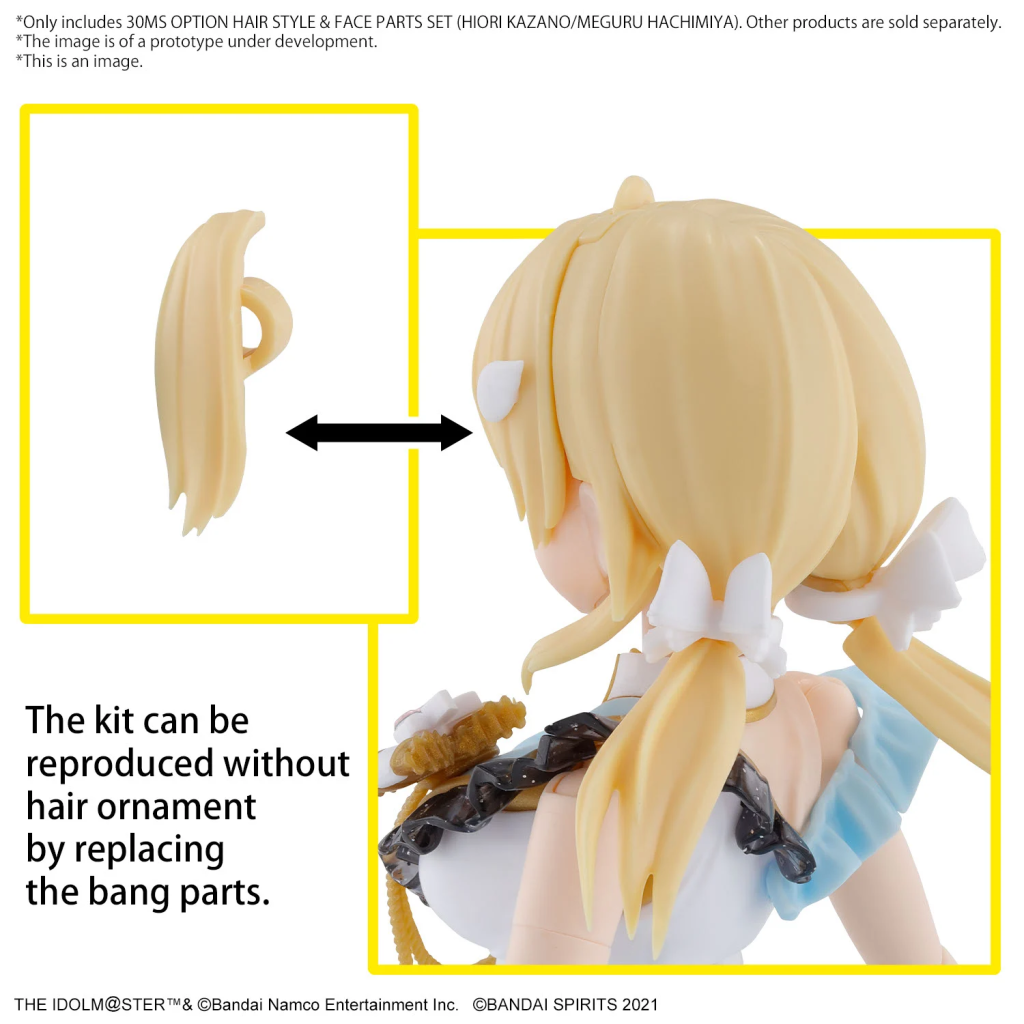 THE IDOLMASTER - 30MS Option Hair Style & Face Parts Set - Model Kit ...