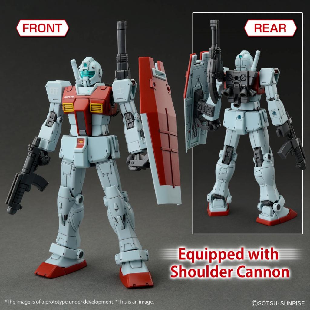 GUNDAM - HG 1/144 GM (Shoulder Cannon / Missile Pod) - Model Kit ...