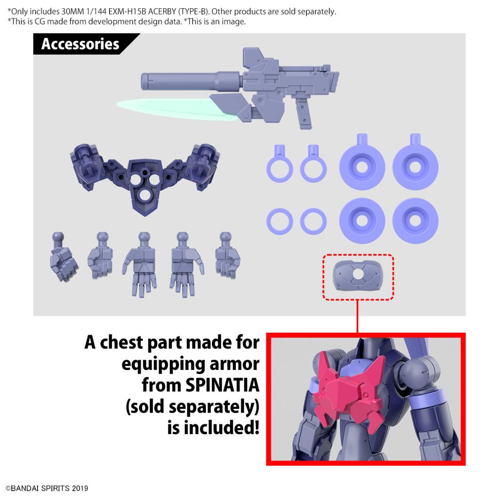 30MM - 1/144 EXM-H15B Acerby (Type-B) - Model Kit : ShopForGeek.com ...