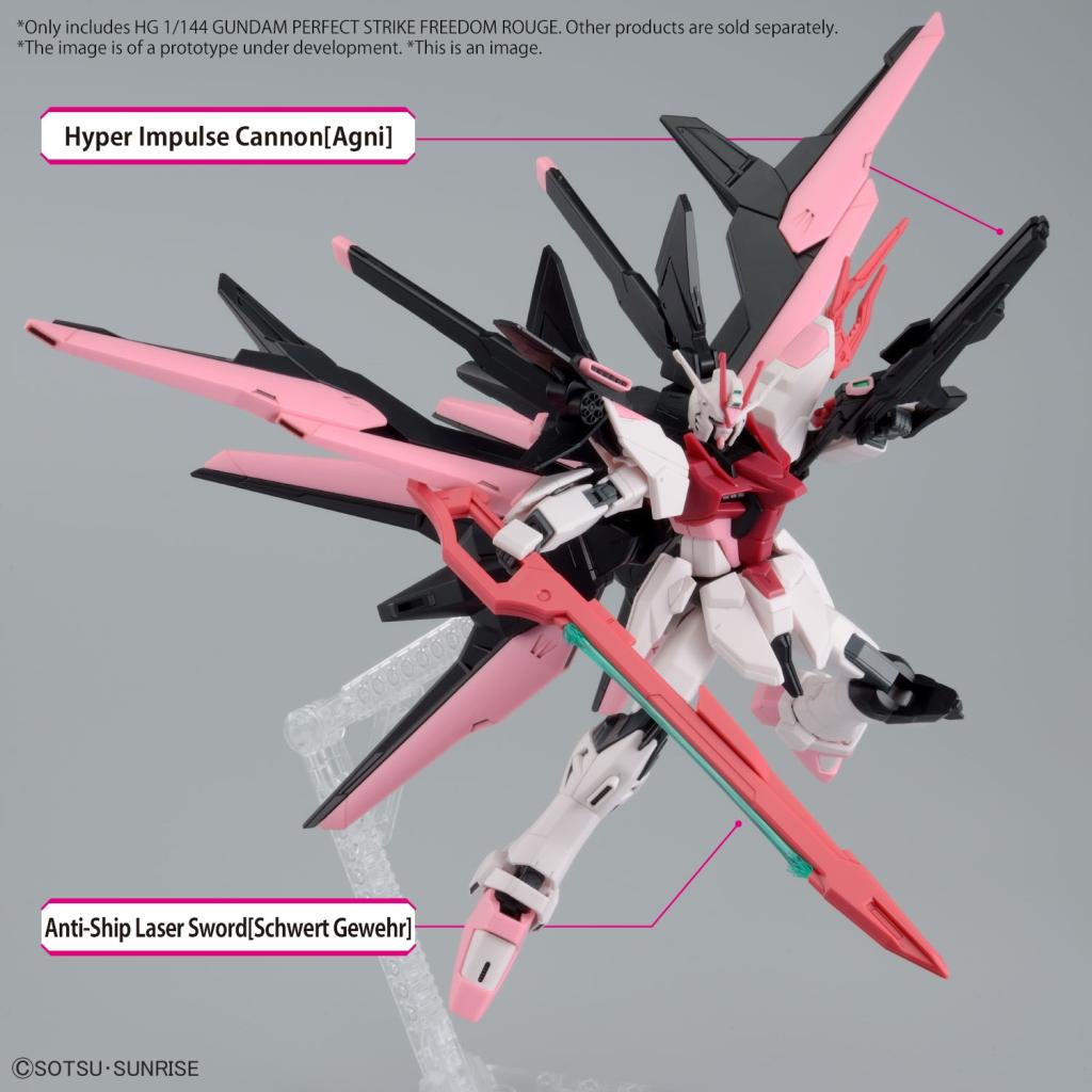 GUNDAM - HG 1/144 Gundam Perfect Strike Freedom Rouge - Model Kit ...
