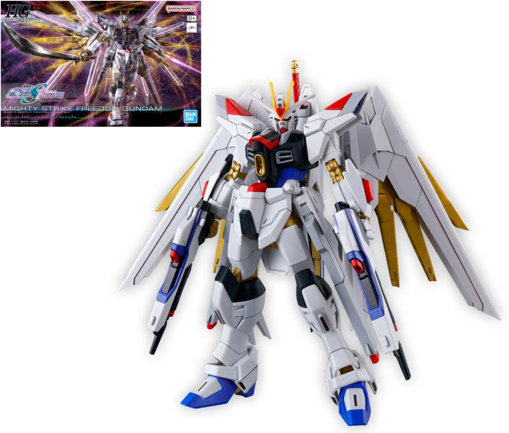 GUNDAM - HG 1/144 Mighty Strike Freedom Gundam - Model Kit ...
