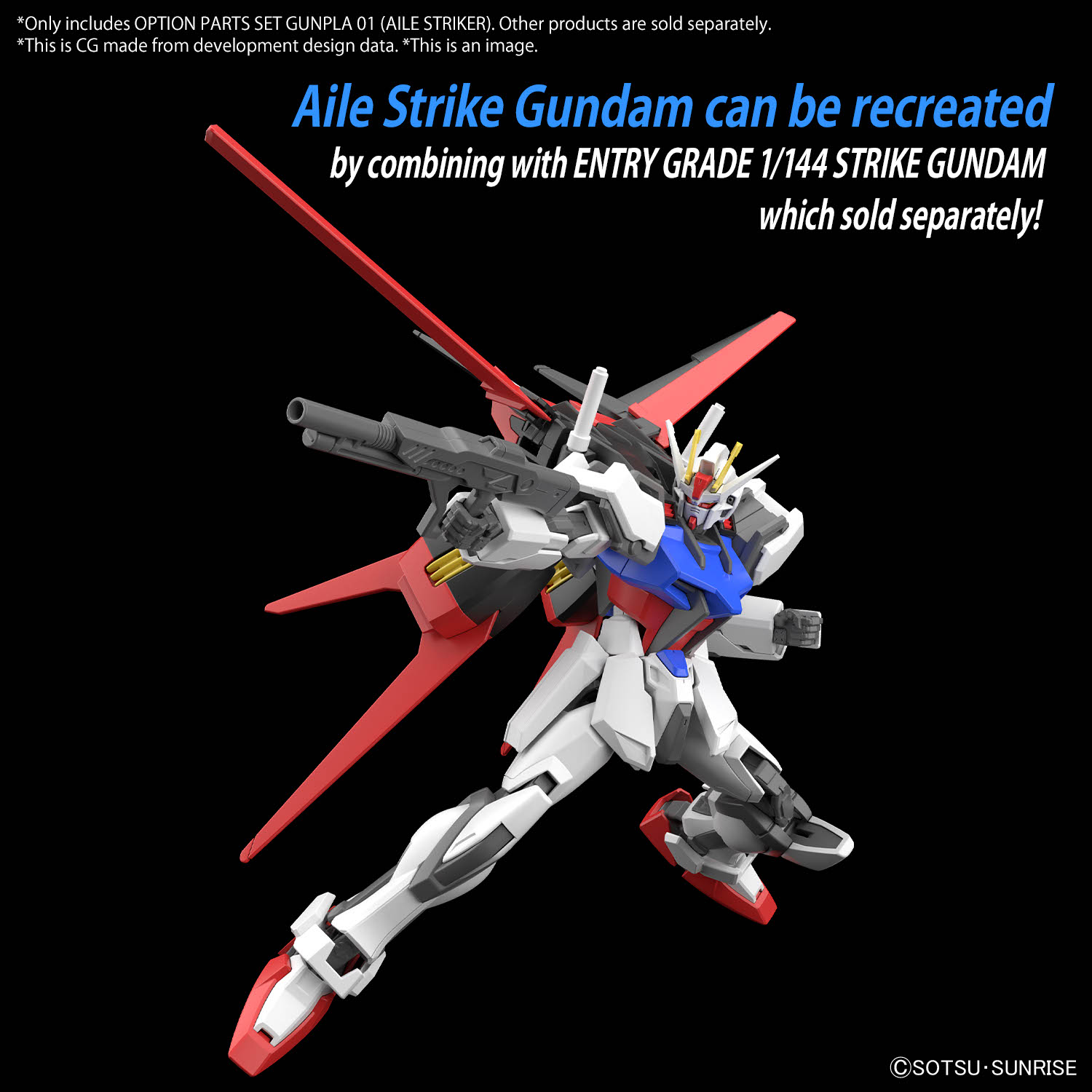 BEMS | GUNDAM - Option Parts Set Gunpla 01 (Aile Striker) - Model Kit