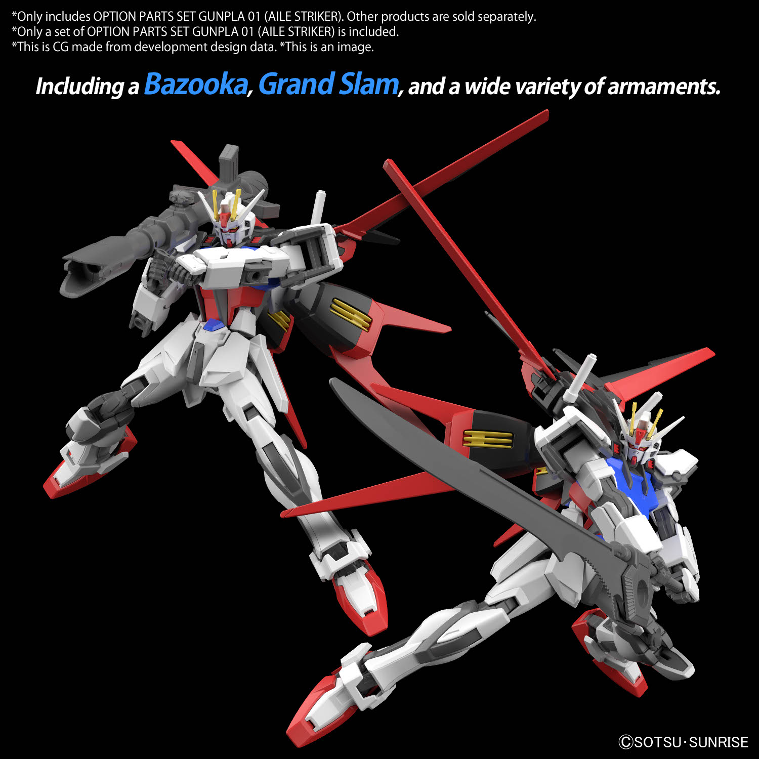BEMS | GUNDAM - Option Parts Set Gunpla 01 (Aile Striker) - Model Kit
