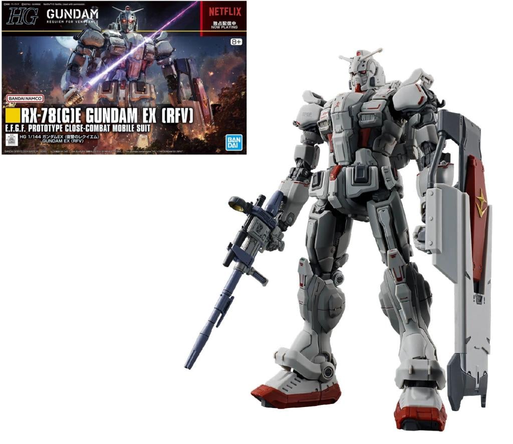 GUNDAM - HG 1/144 Gundam EX (RFV) - Model Kit : ShopForGeek.com: Model ...