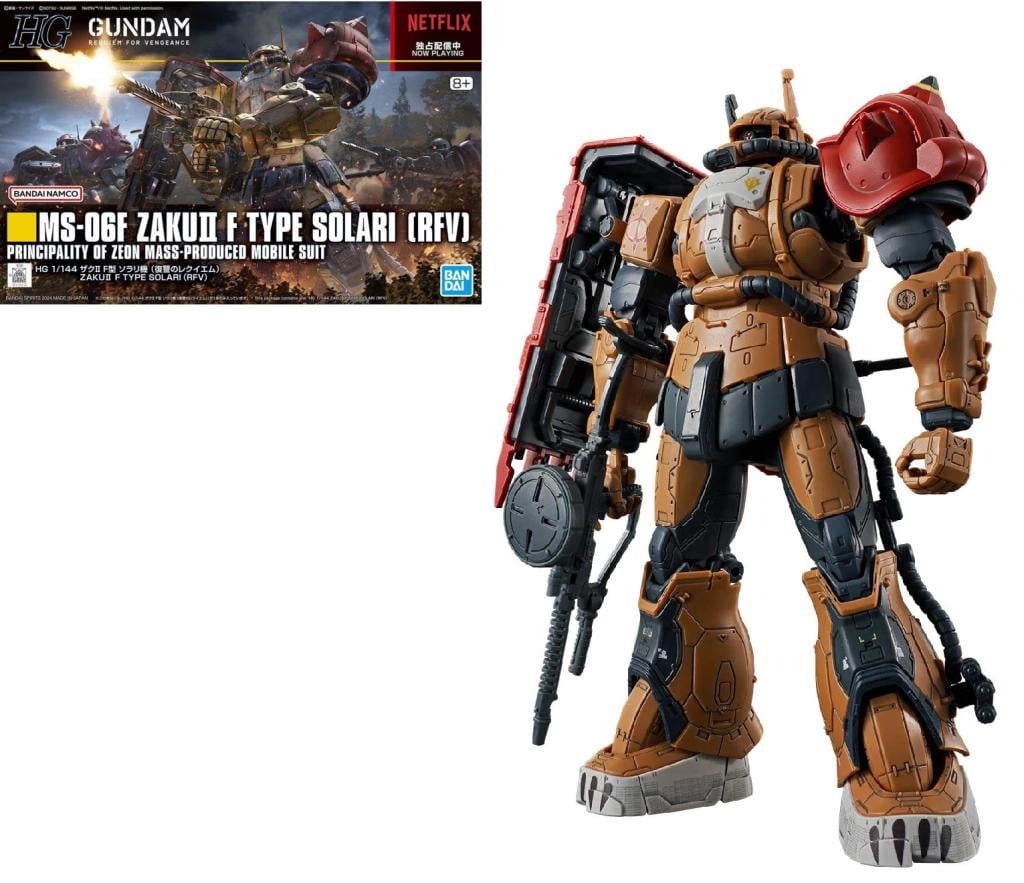 GUNDAM - HG 1/144 Zaku II F Type Solari (RFV) - Model Kit : ShopForGeek ...
