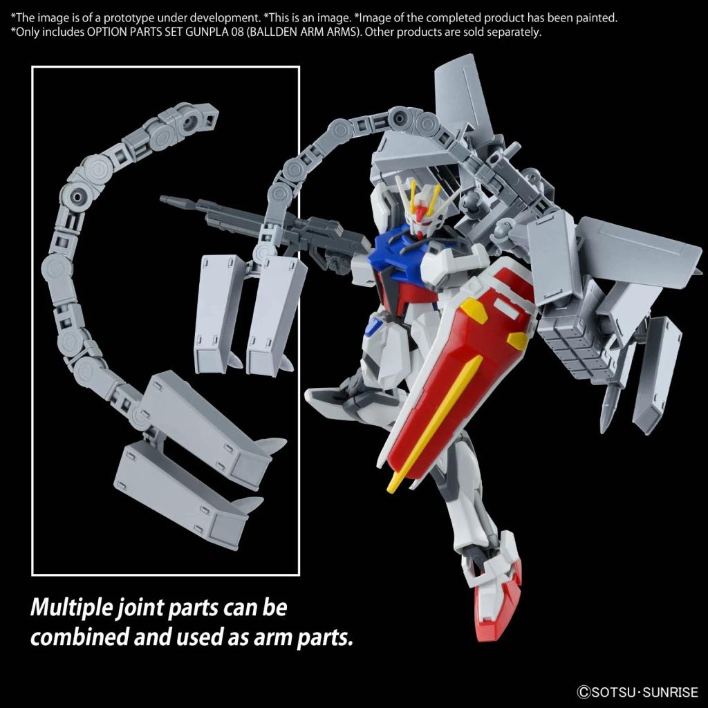 GUNDAM - Option Parts Set Gunpla 08 (Ballden Arm Arms) - Model Kit ...