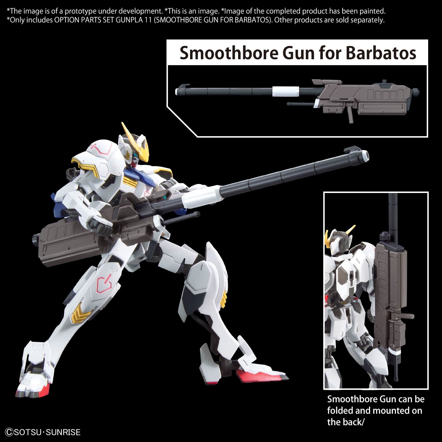 BEMS | GUNDAM -Option Parts Set Gunpla 11 (Smoothbore Gun Barbatos ...