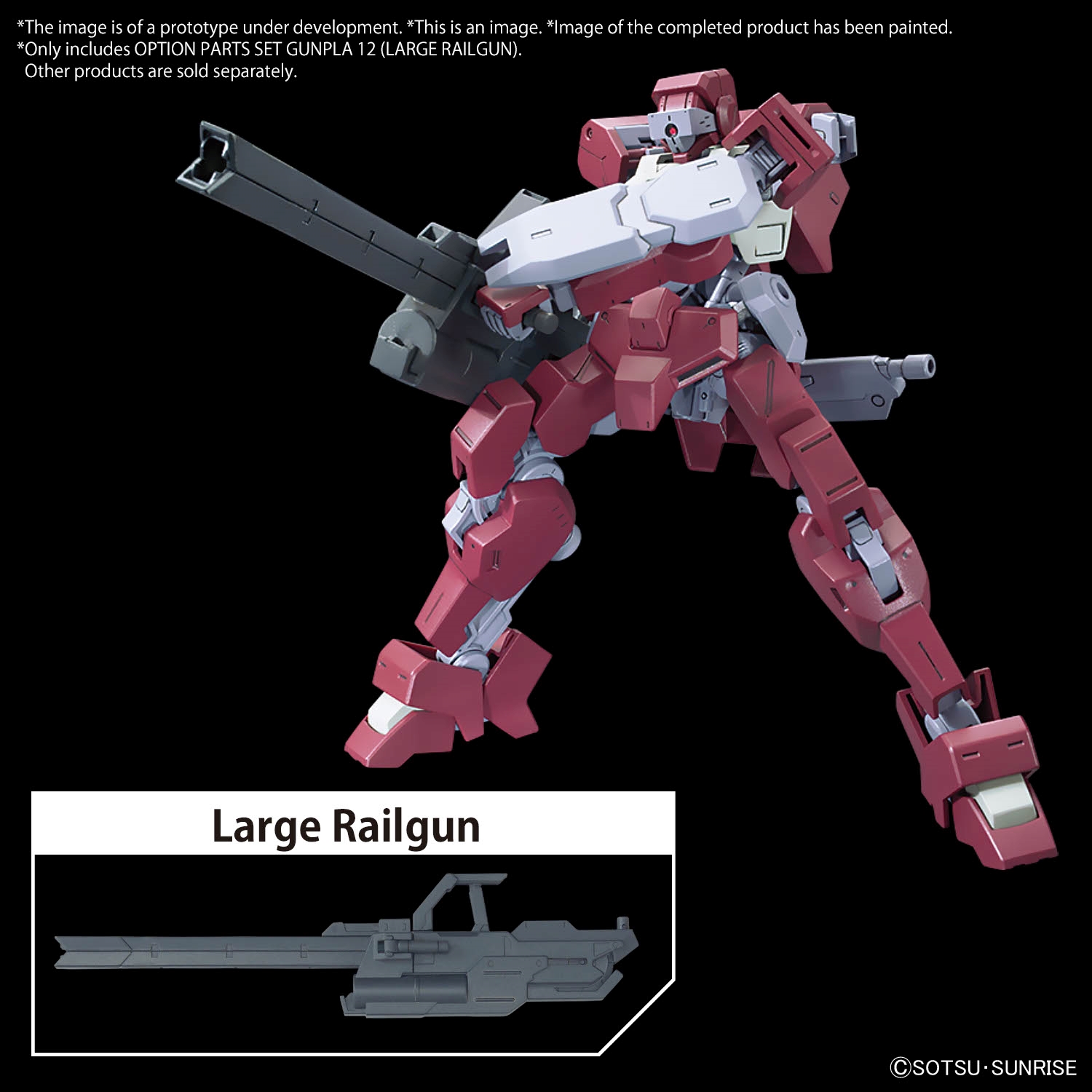 BEMS | GUNDAM - Option Parts Set Gunpla 12 (Large Railgun) - Model Kit