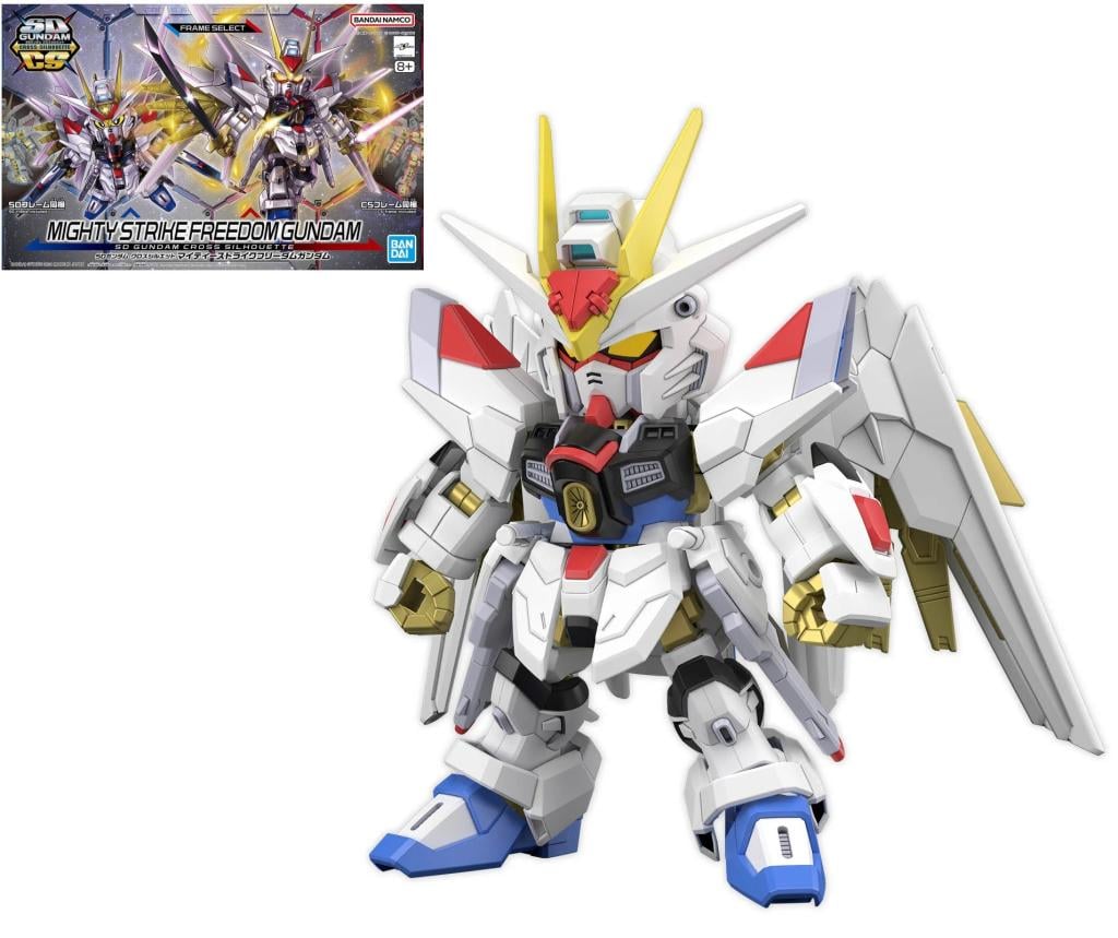 GUNDAM - SD Gundam Cross Silhouette Mighty Strike Freedom - Model Kit : ShopForGeek.com: Model ...