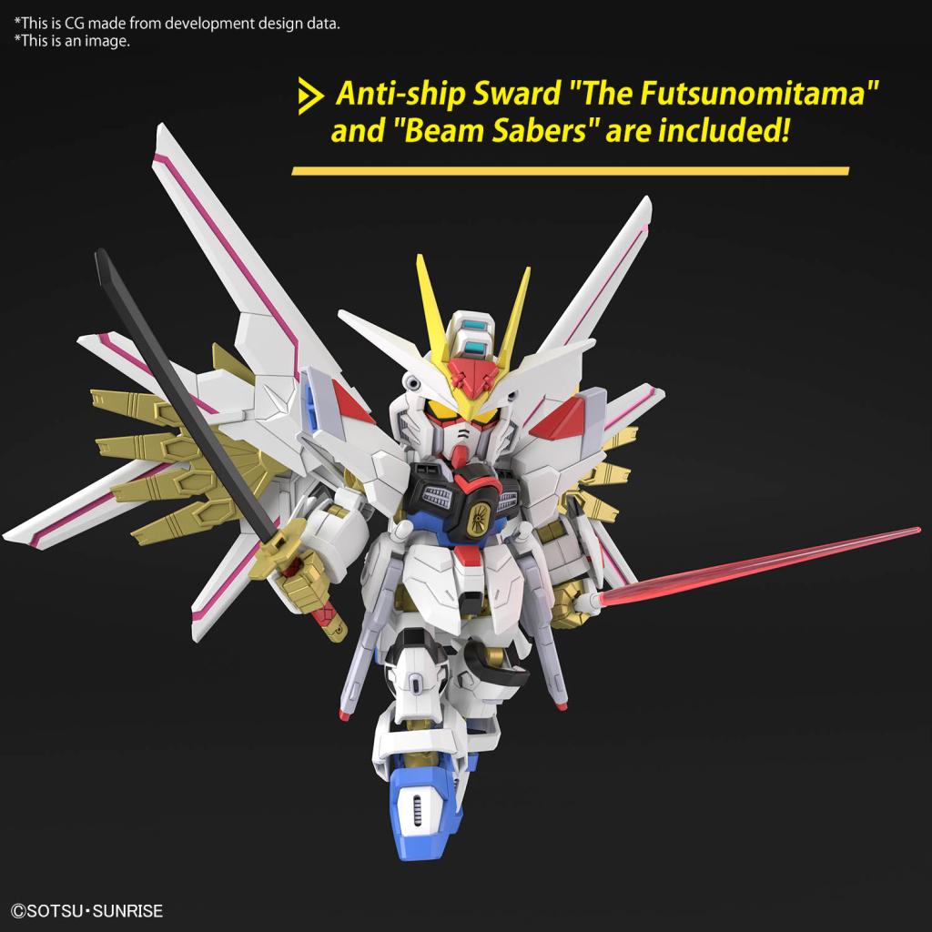 GUNDAM - SD Gundam Cross Silhouette Mighty Strike Freedom - Model Kit ...