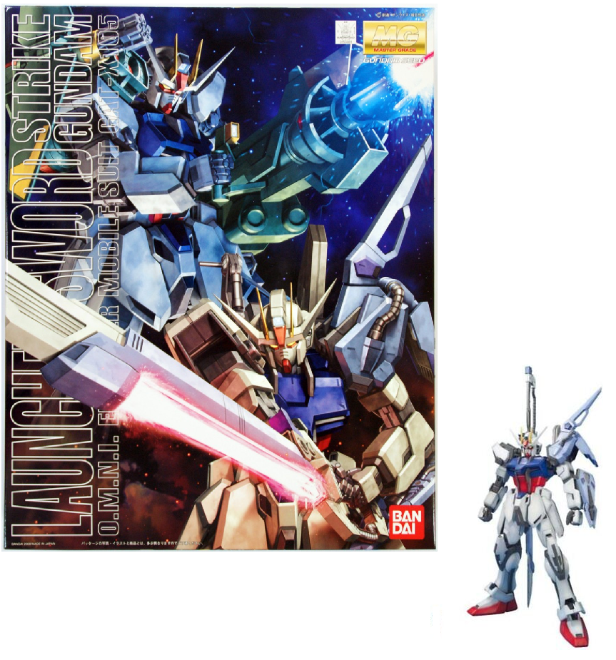 GUNDAM - MG 1/100 Strike Gundam Launcher / Sword - Model Kit ...