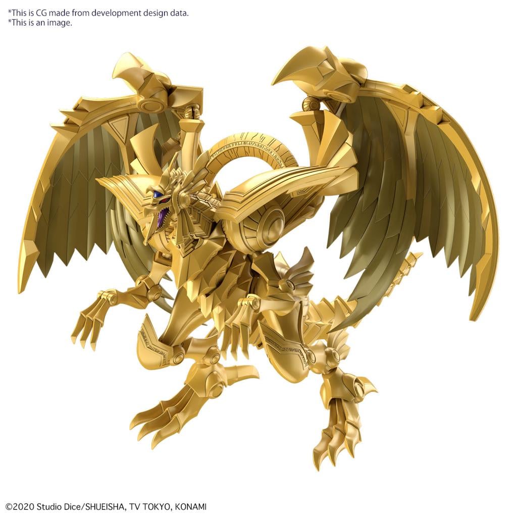 YU-GI-OH! -Figure-rise stand. Amplified Winged dragon of Ra -Model Kit ...