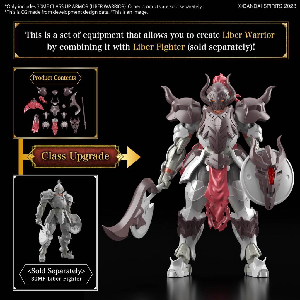 30MF - Class Up Armor (Liber Warrior) - Model Kit : ShopForGeek.com: Modelo de kit Bandai Model ...